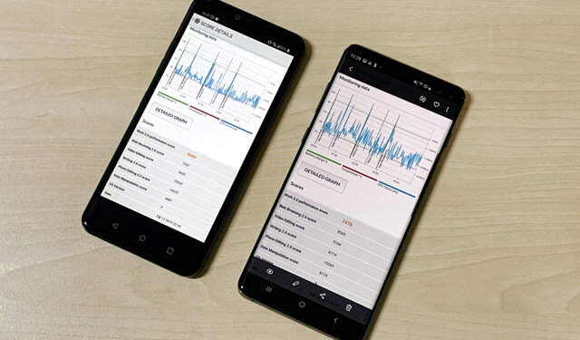 갤럭시 S10 vs G8 씽큐(ThinQ) 퍼포먼스 비교, 승자는?