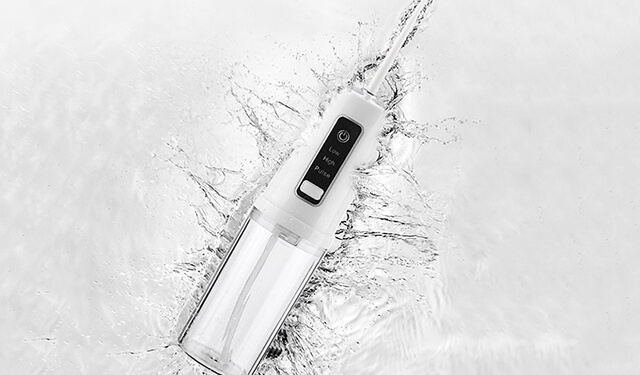 3가지 클렌징 모드에 360도 회전 노즐 갖춘 비즈 휴대용 구강세정기 BZ-DT10